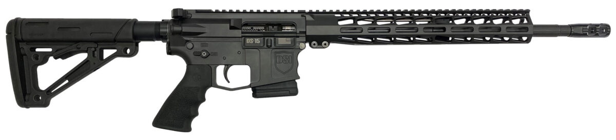 DSI DS-15 STRIPPED BILLET UPPER AND LOWER RECEIVER SET BLACK – Skull ...